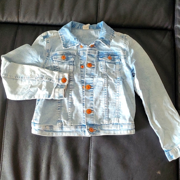H&M | Jackets & Coats | Cute Girls Denim Jacket | Poshmark